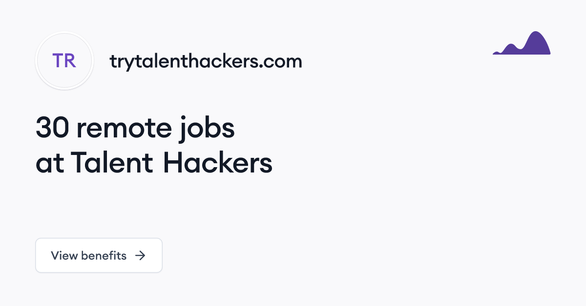 30 Remote Jobs at Talent Hackers | Himalayas